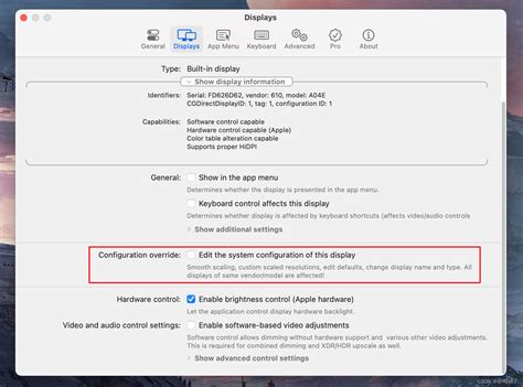 Apple M1 开启hidpi的新方法，无需虚拟屏，无需switchresxm1开启hidpi Csdn博客