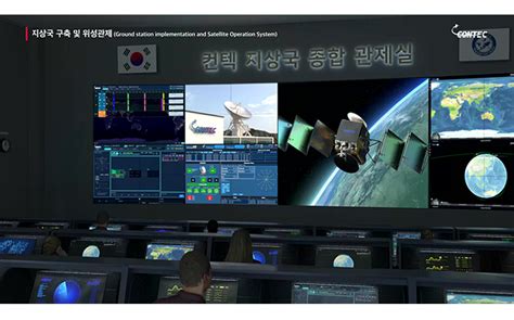 컨텍 지상국 구축 및 위성관제 지식재산영상