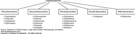 Cephalosporin Side Chain Chart A Visual Reference Of Charts Chart Master