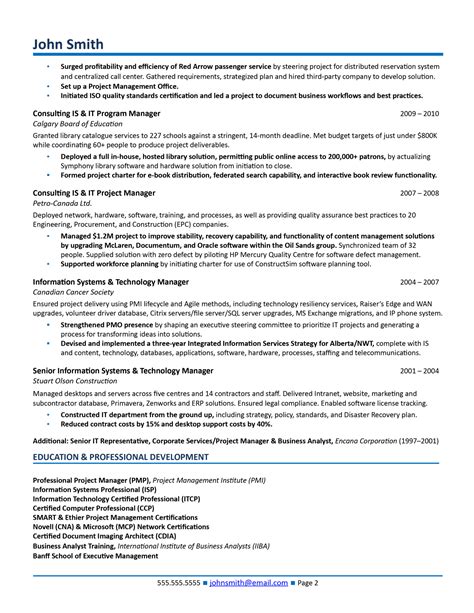 2025 Technical Project Manager Resume Example [ Guide]