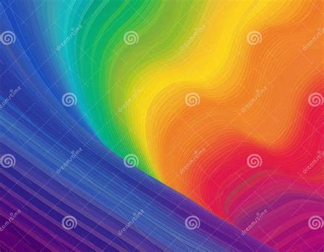 Abstract Modern Rainbow Colorful Background With Gradient Stripes