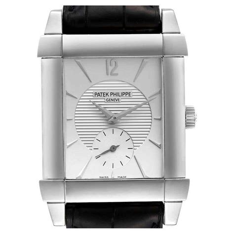 Patek Philippe Gondolo Small Seconds White Gold Silver Dial Mens Watch 5111 For Sale At 1stdibs