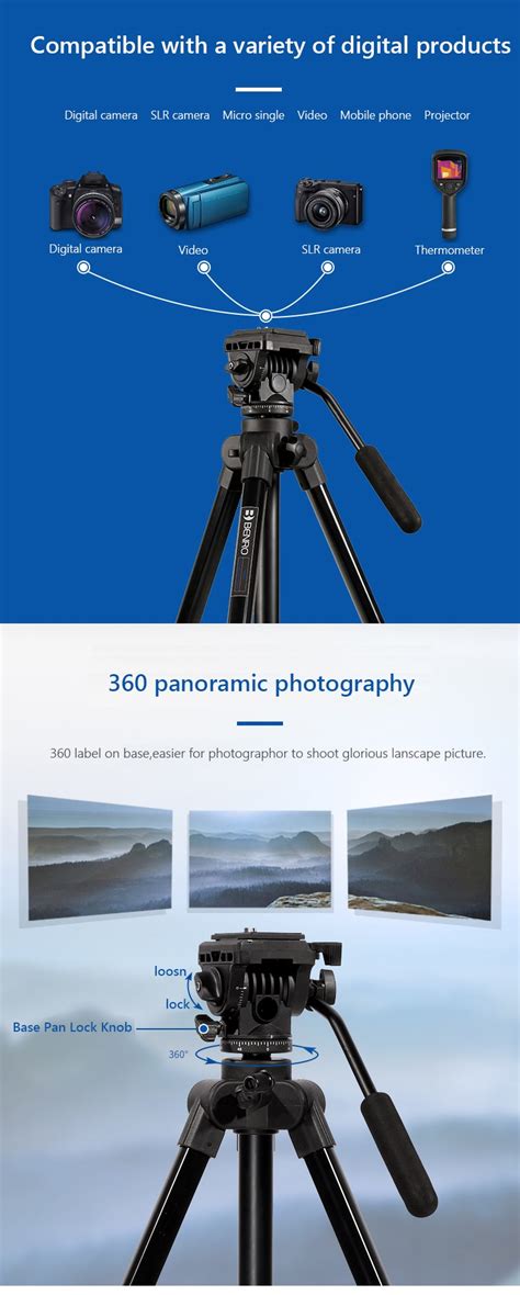 Benro Digital Aluminium Flip Lock Tripod - Grand Stores