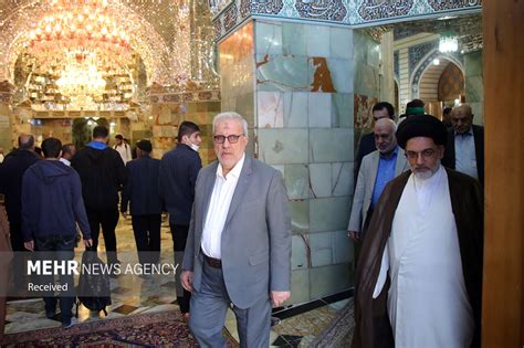 تشرف تولیت قانونی حرم امام حسین ع به حرم حضرت معصومه ستصاویر