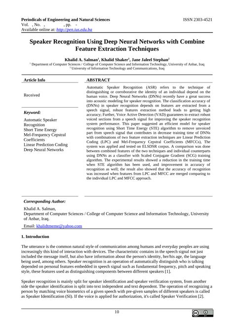 Pdf Speaker Recognition Using Deep Neural Networks With Combine