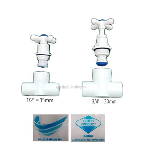 Watertec Valvestop Cock ½ 15mm Or ¾ 20mm Shopee Malaysia