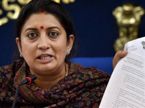 Smriti Irani Under Fire For ‘lying In Dalit Students Suicide Case