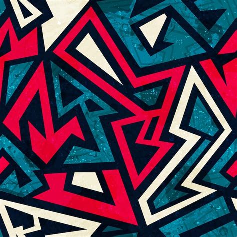 Premium Vector Graffiti Seamless Pattern
