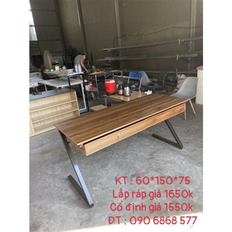 Bàn Z Kt 60 150 75 Lắp Ráp Shopee Việt Nam