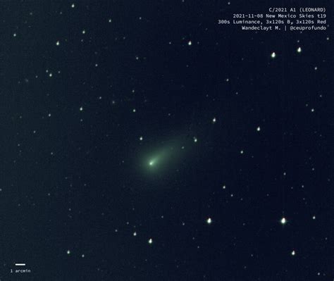 Cometa Leonard Chega Aos Céus Brasileiros Céu Profundo