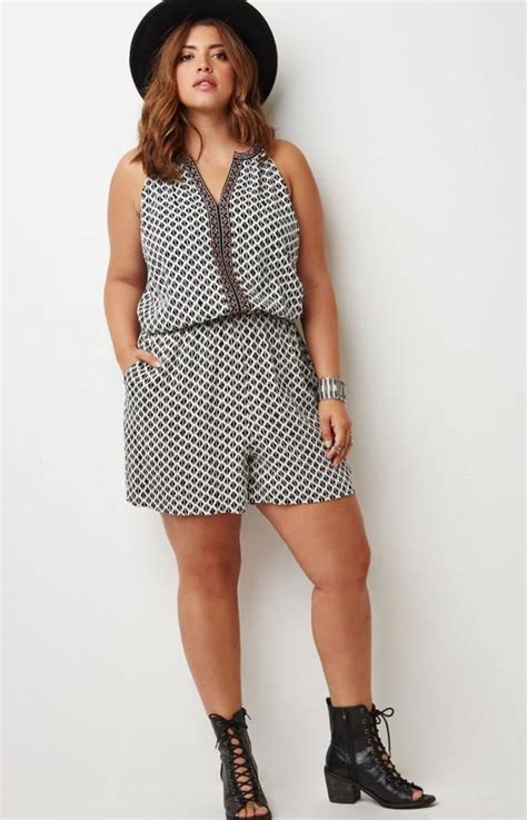 Plus Size Romper Dress Pluslookeu Collection
