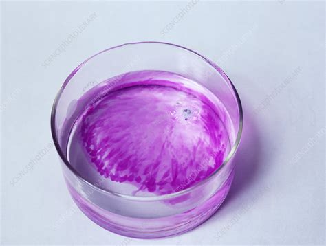 Lithium Reacting With Water Stock Image A Science Photo Library
