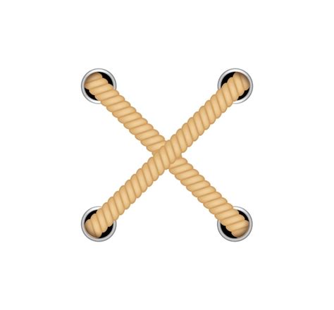 Premium Vector Nautical Loops Vector Knots For Rope Realistic Knot Round And Square Borders