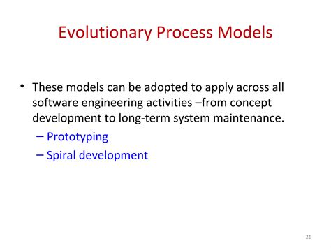 Software Engineering Process Models Ppt