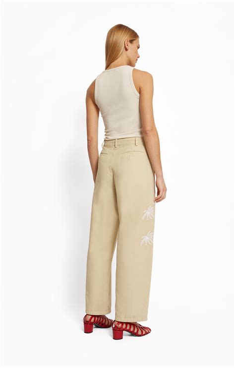 Lou Embroidered Pants Continuum