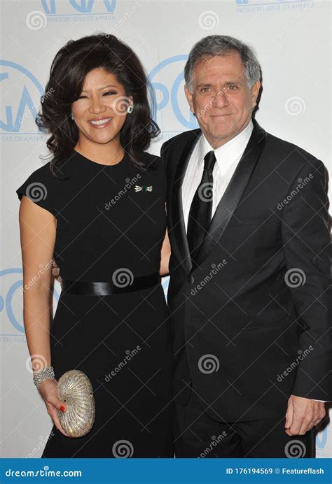 Leslie Moonves And Julie Chen Editorial Stock Image Image Of Dress