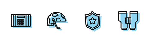 세트 라인 군사 보상 메달 다이너 마이트 폭탄 헬멧과 쌍안경 아이콘 벡터 검색에 대한 스톡 벡터 아트 및 기타 이미지 검색 광학 기기 군복 Istock