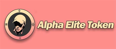 Alpha Elite Token Alphaelitetoken Twitter