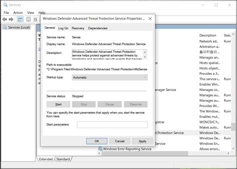 Fixed Windows Defender Start Actions Not Working Windows1110