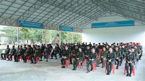 មេបញ្ជាការតំបន់ប្រតិបត្តិការសឹករងកំពង់ធំ ក្រើនរំលឹកដល់យោធិនគ្រប់រូប ត្រូវប្តេជ្ញាចិត្តដាច់ខាត