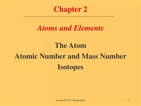 PPT Chapter 2 Atoms And Elements PowerPoint Presentation Free Download ID 179244