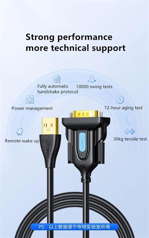 Usb To Db 9pin Rs232 Serial Cable