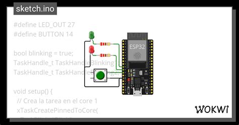Freertostwoleds Wokwi Esp32 Stm32 Arduino Simulator