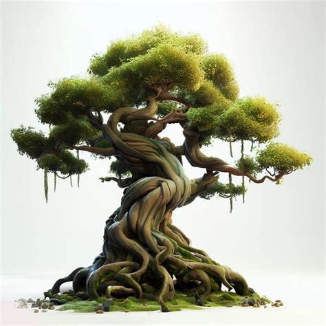 Premium Ai Image Stylized Tree