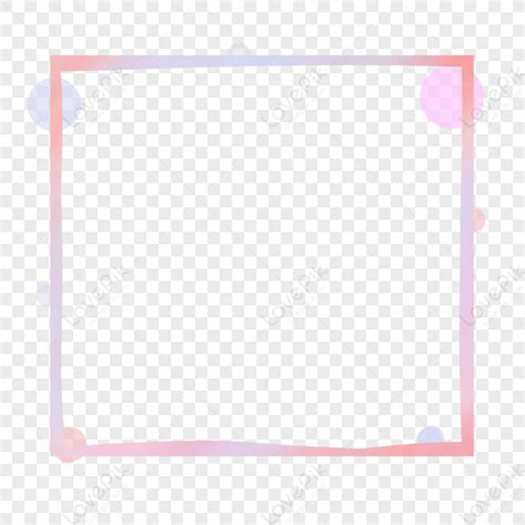 Cartoon Pink Gradient Border Pink Border Gradient Cartoon Border Png