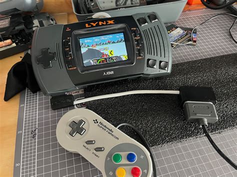 External Snes Controller Kit For Atari Lynx