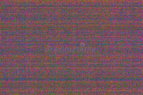 Textured Background Of Pixels And Color Noise When Photographed In Low
