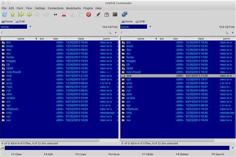 Gnome Commander Linux Download Review Screenshots