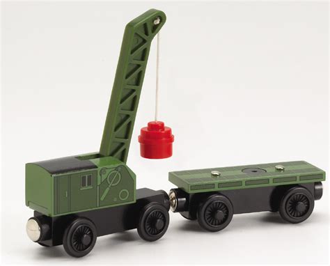 Wooden Railway Breakdown Train Wagons