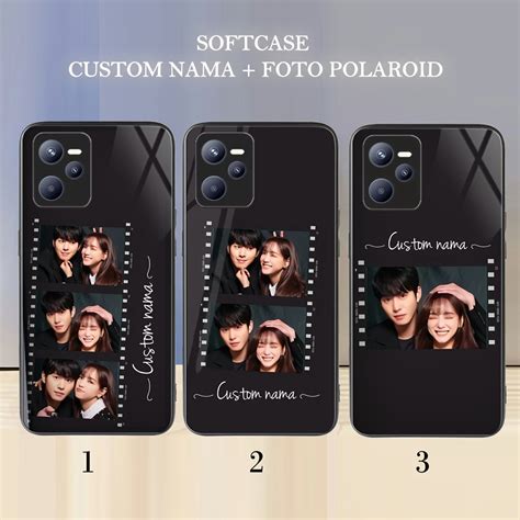 Jual H Softcase Glass Kilau Custom Foto Bebas Nama For All Type Shopee Indonesia