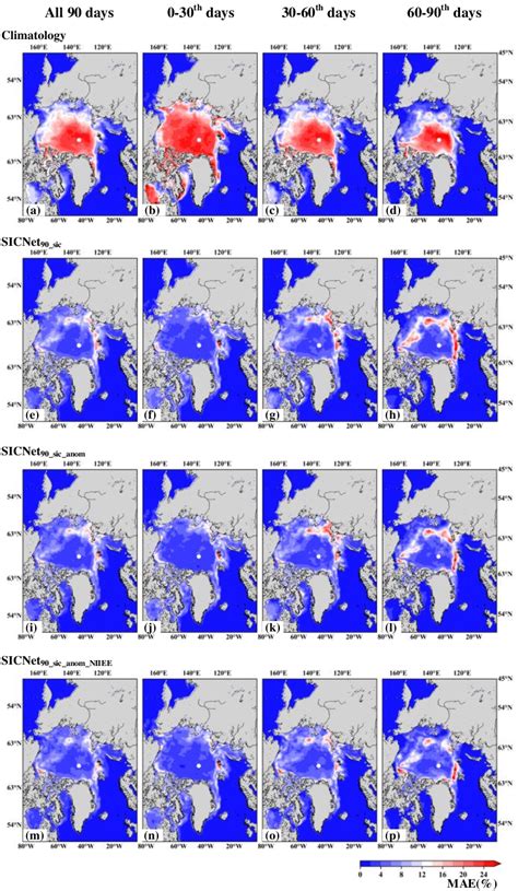 The Spatial Distribution Of Mae In Different Models The 1 St 2 Nd 3