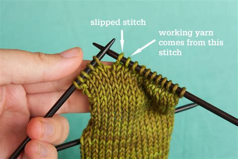 Ssk And Sssk How To Work A Slip Slip Slip Knit Decrease Tin Can Knits