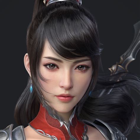 배경 화면 디지털 아트 얼굴 아시아 사람 판타지 소녀 검은 머리카락 판타지 아트 1373x1373 Wallpapermaniac 1605807 배경