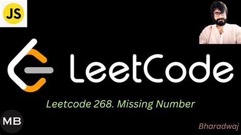 146 Leetcode 268 Missing Number Javascript Youtube