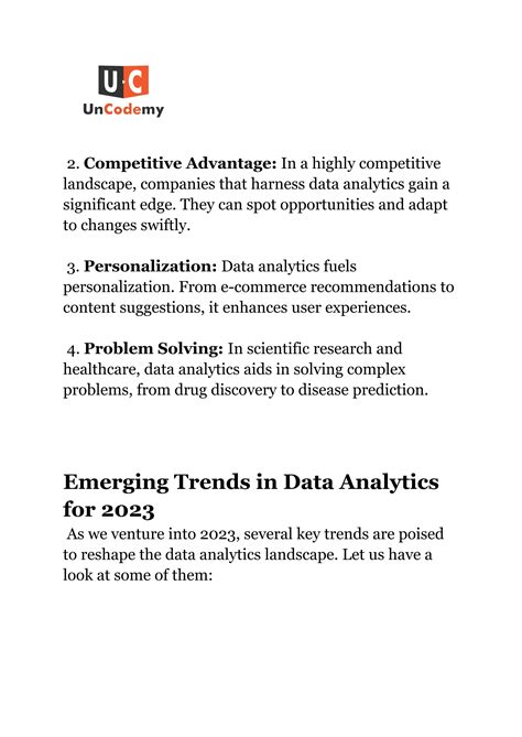 The Future Of Data Analytics Trends Pdf
