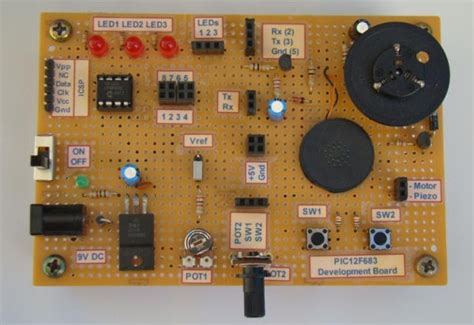 Learning Board For Pic12f683 Microchip