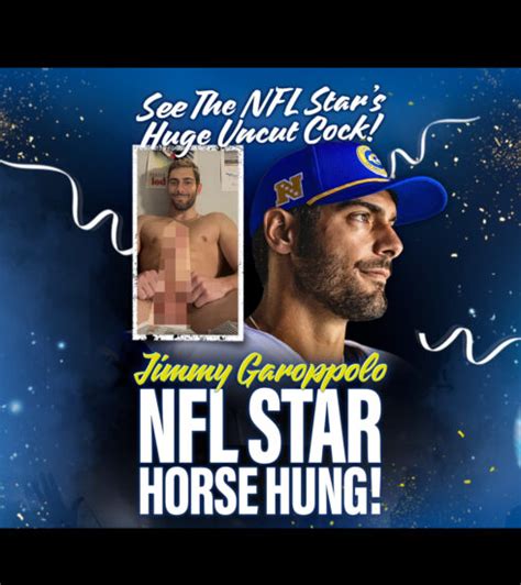 Jimmy Garoppolo Nfl Star Horse Hung Hollywood Cock