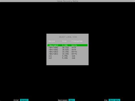 Local Backup Repository Settings Veeam Agent For Linux User Guide