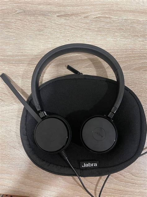 Jabra Evolve Corded Headset Audio Headphones Headsets On Carousell