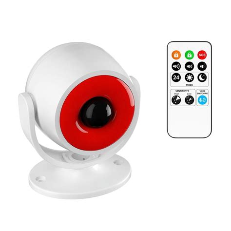 Tuya Wifi Sound And Light Infrared Alarm Human Body Induction Detector