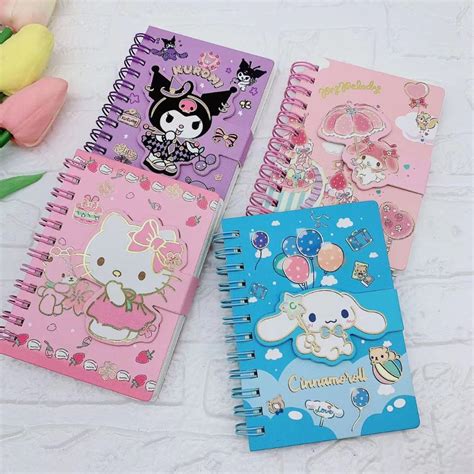 Jual Hs Mini Binder Book Magnet Sanrio Mini Binder Diary Mini