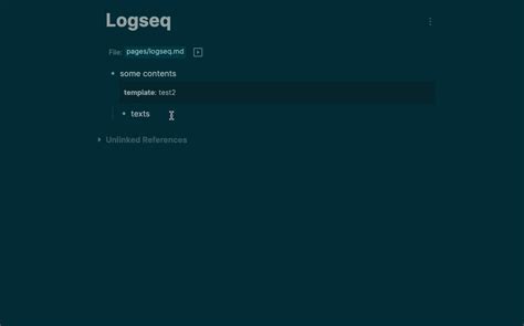 Templates How To Create Edit And Insert Faq Logseq