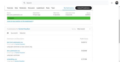 Harshal Chaudhari On Linkedin Kaggle Nlp Keras Deeplearning Bert 14 Comments