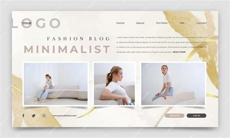 Free Vector Gradient Blog Template Design