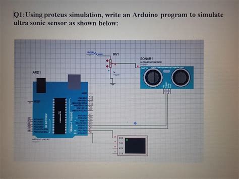 Solved Kiusing Proteus Simulation Write An Arduino Program