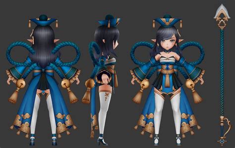 로우폴리곤 게임 캐릭터 캐릭터 로우미들반 강연경님 3d 캐릭터 게임 캐릭터 게임